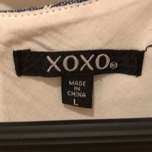 XOXO | Dresses | Cutout Striped Linen Romper | Poshmark